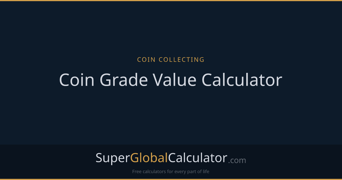 Coin Grade Value Calculator