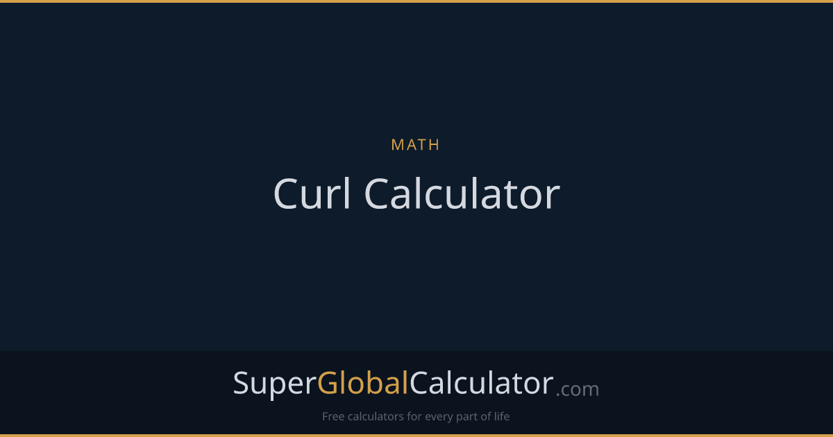 Curl Calculator